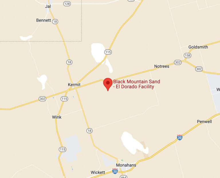 Frac Sand Plant in the Permian Basin - El Dorado Mine